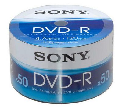 Buy Sony Blank DVD-R Discs (4.7 Gb) - Bulk (Pack of 50) from our All ...