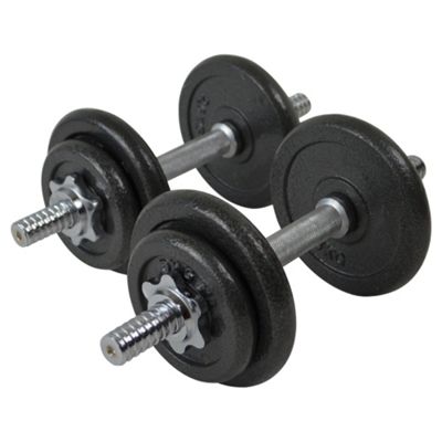 Buy Cast Iron Weight Set in Plastic Case, 20kg from our All Weights ...