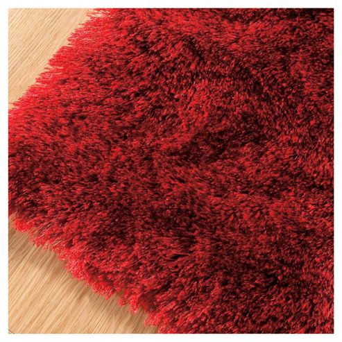 Buy Tesco Rugs Luxurious Shaggy Rug, Red 120X170cm from our Rugs range ...