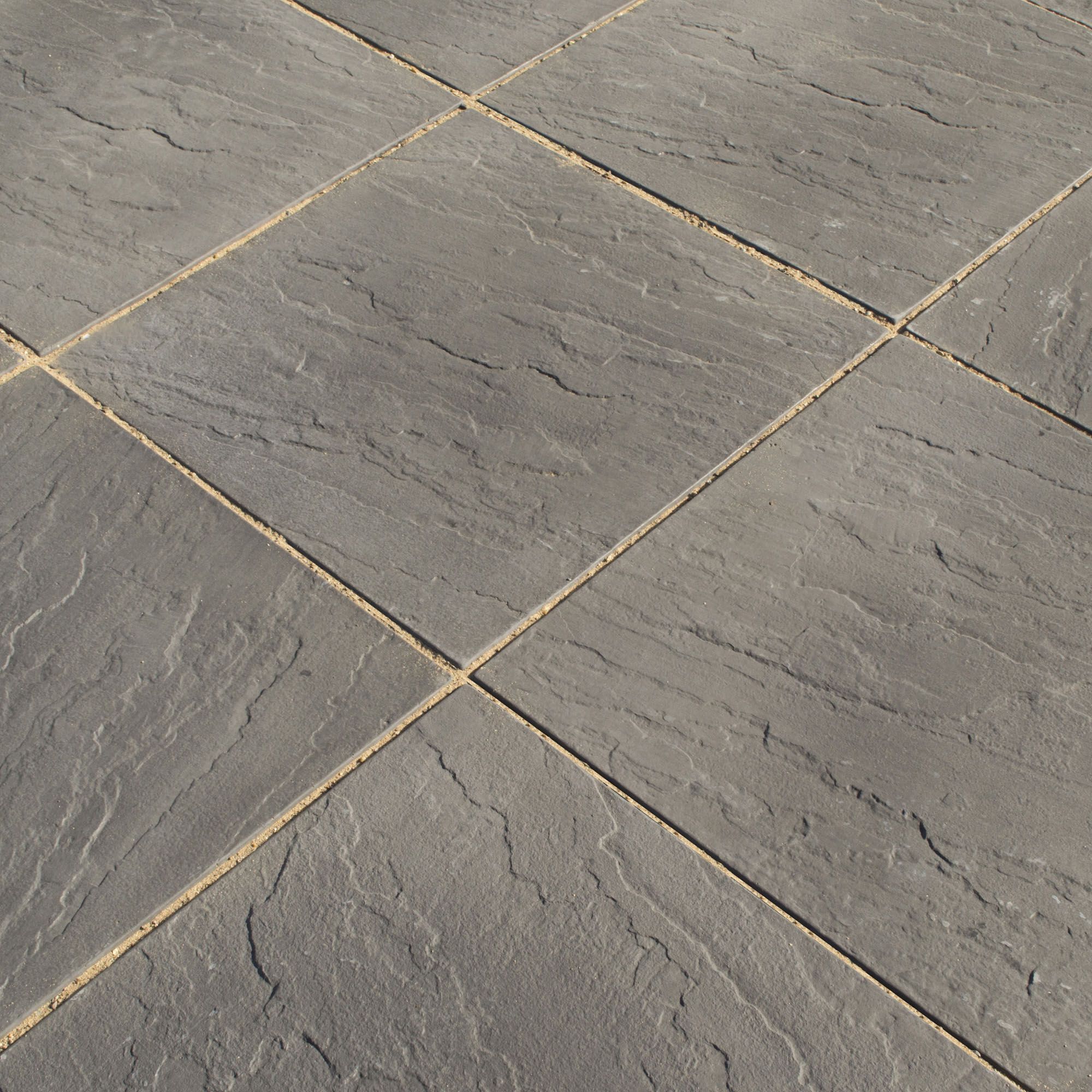 Oxford Cornish Slate 300x300 Paving | Gables and Gardens