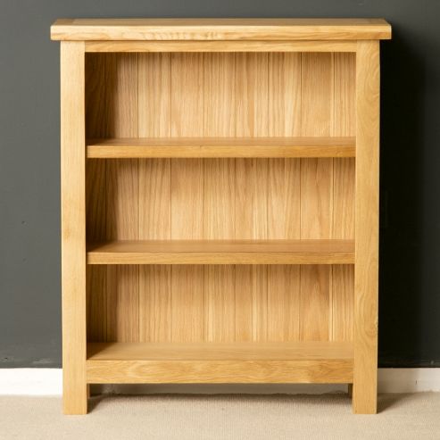 Buy London Oak Low Bookcase - Light Oak from our Bookcases & Display ...
