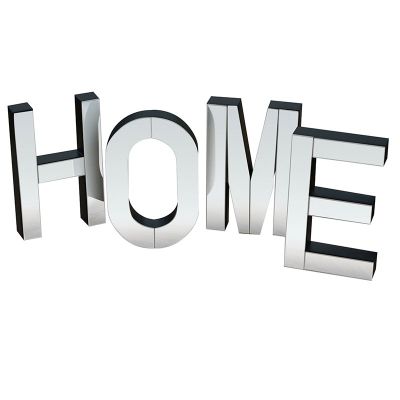 Mirrored Alphabet Letters Freestanding