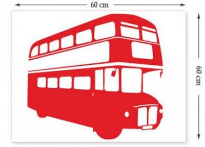 Buy London bus wall sticker from our Wall Stickers & Murals range - Tesco