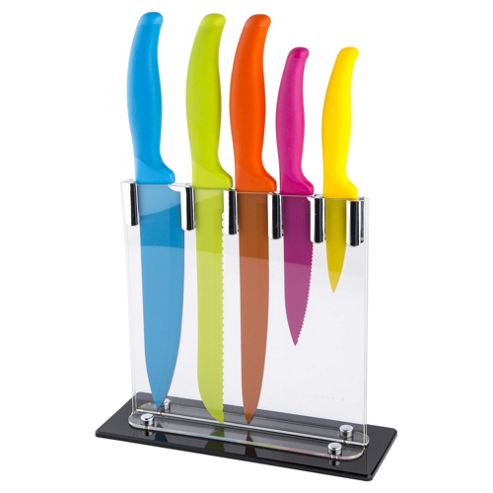 Buy 5 Piece Coloured Knife Block Set from our Knife Blocks & Racks ...