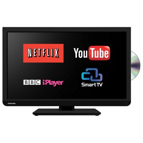 Buy Toshiba 24D3433DB (24 inch) High Definition Smart LED Television ...