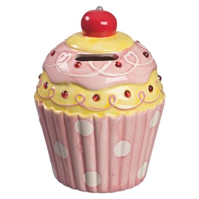 Buy Cupcake Money Box with Cherry from our Ornaments & Figurines range ...