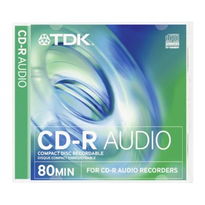 Buy TDK CD-R Audio 80Min Blank Media Discs 5 Pack Case from our All ...