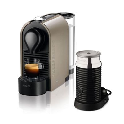 Buy "Krups Nespresso U Coffee Machine, Brown with Aeroccino" from our ...