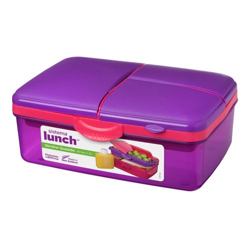 Buy Sistema Purple Quaddie Lunch Box, 1.5 Ltr from our Lunch Bags ...