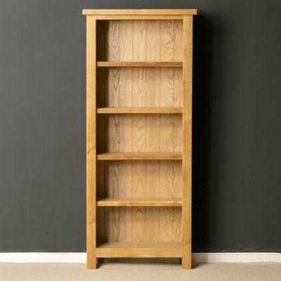 Buy London Oak Bookcase - Slim Bookcase - Light Oak from our Bookcases ...