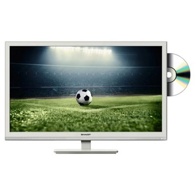 Buy Sharp 24in LC-24DHF4011KW White HD Ready LED TV with Freeview HD ...