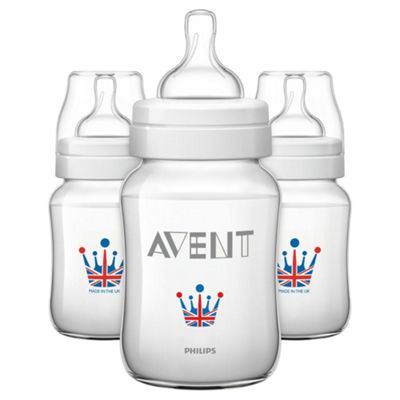 Buy Avent Blue Bottle 9Oz X3 from our Baby Bottles range - Tesco