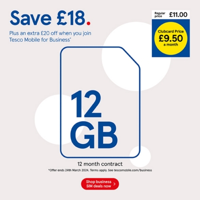Tesco Mobile For Business | 5G & 4G Business Mobile Services